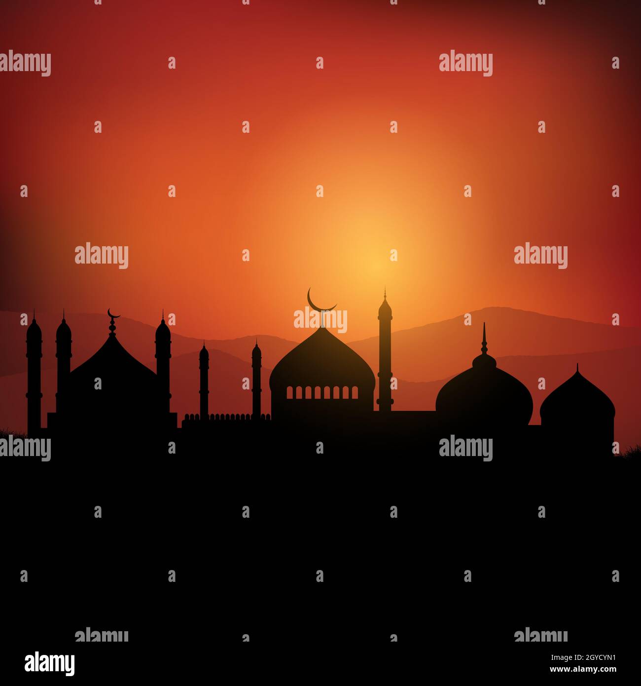Sunset holy month ramadan hi-res stock photography and images - Alamy