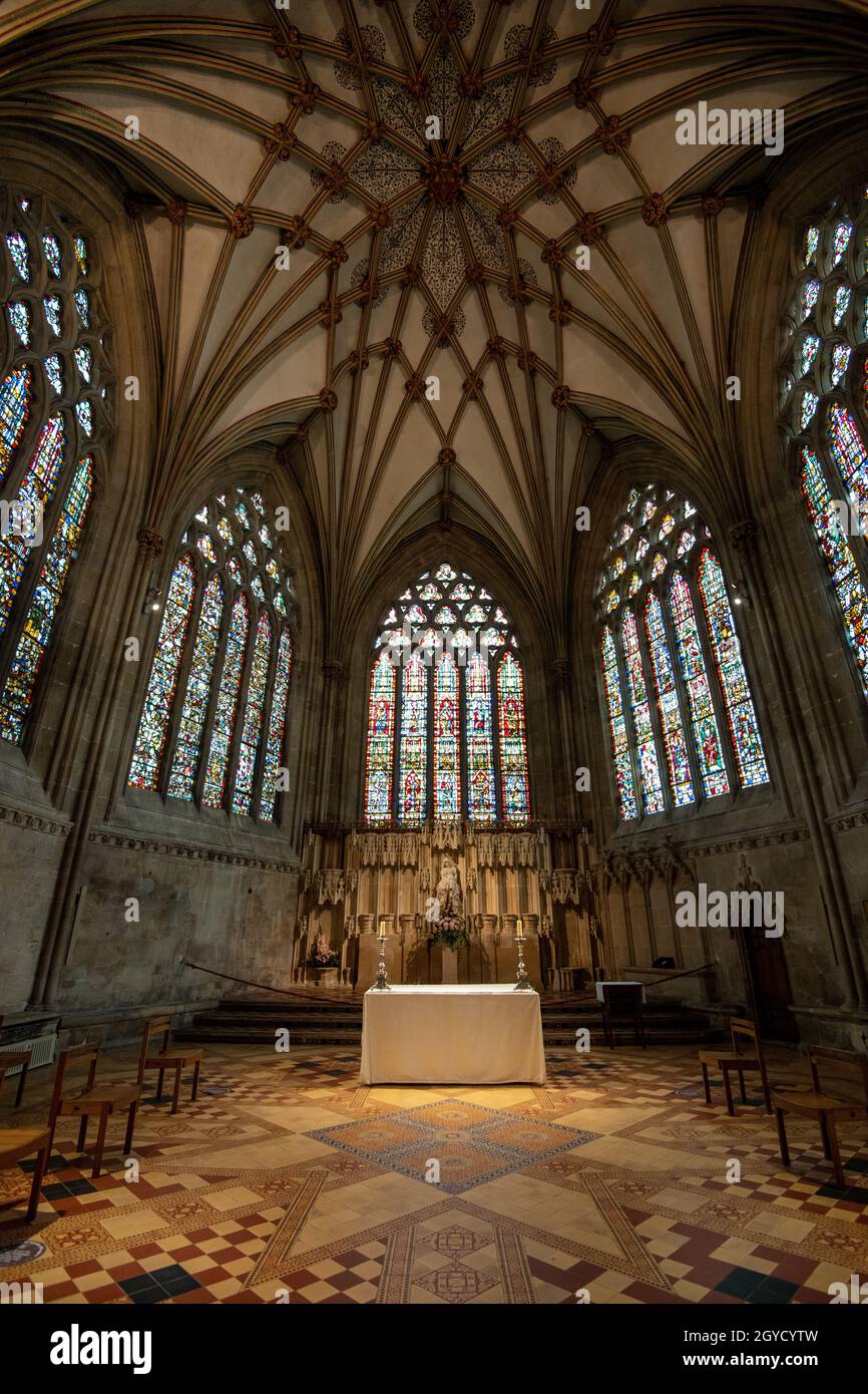 Breathtaking 'Jesse Window' at Wells Cathedral, depicting a Jesse Tree ...