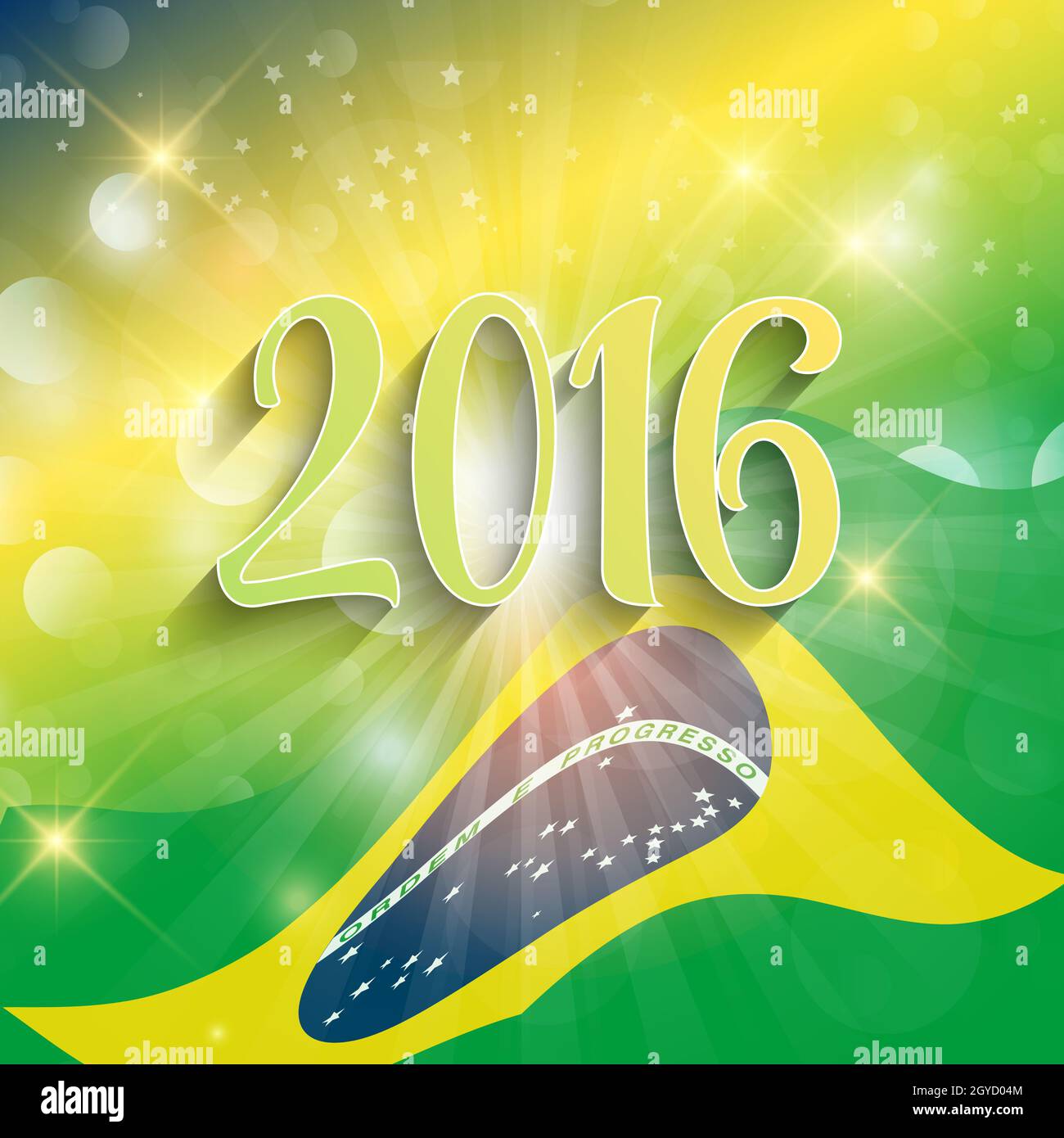 Rio de Janeiro background with abstract flag design Stock Photo - Alamy