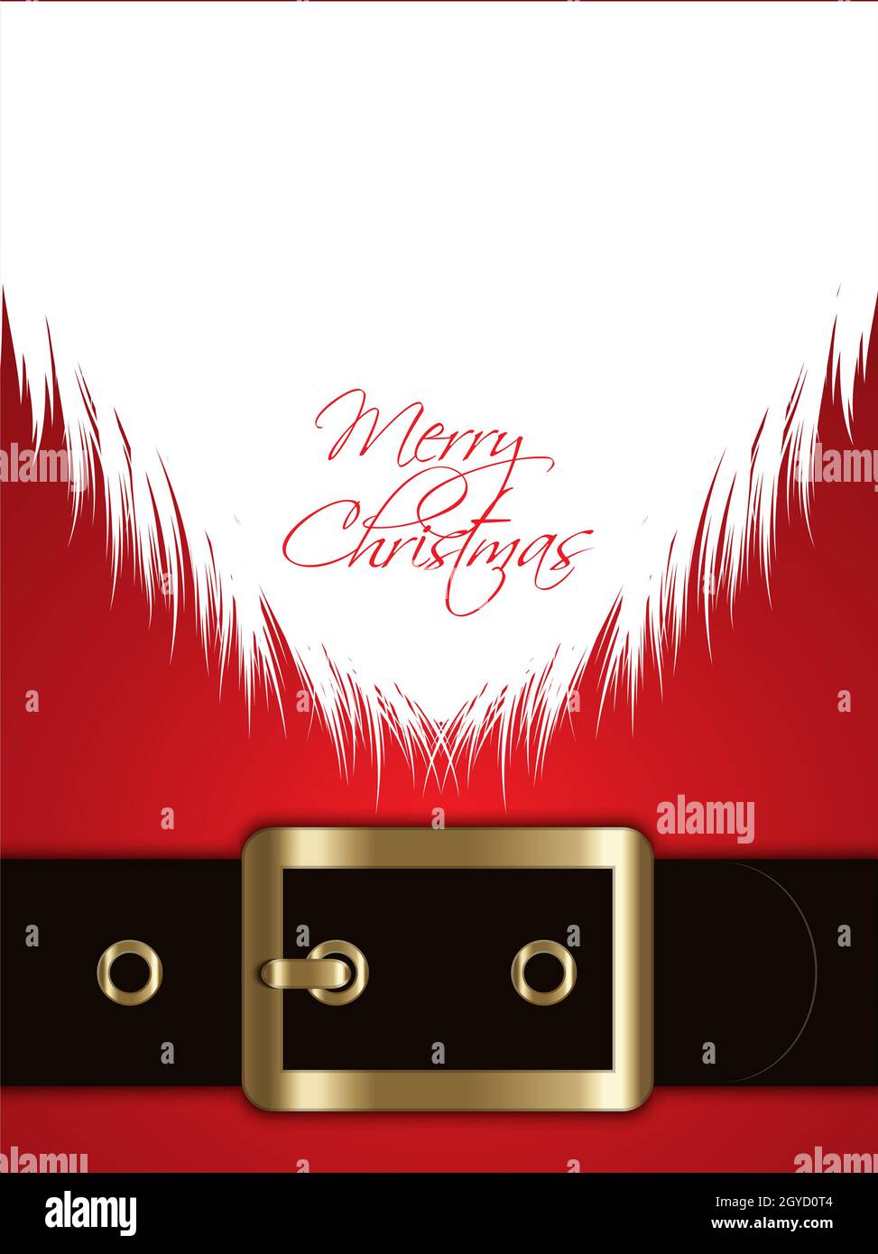 Christmas background with a Santa beard and belt Stock Photo - Alamy