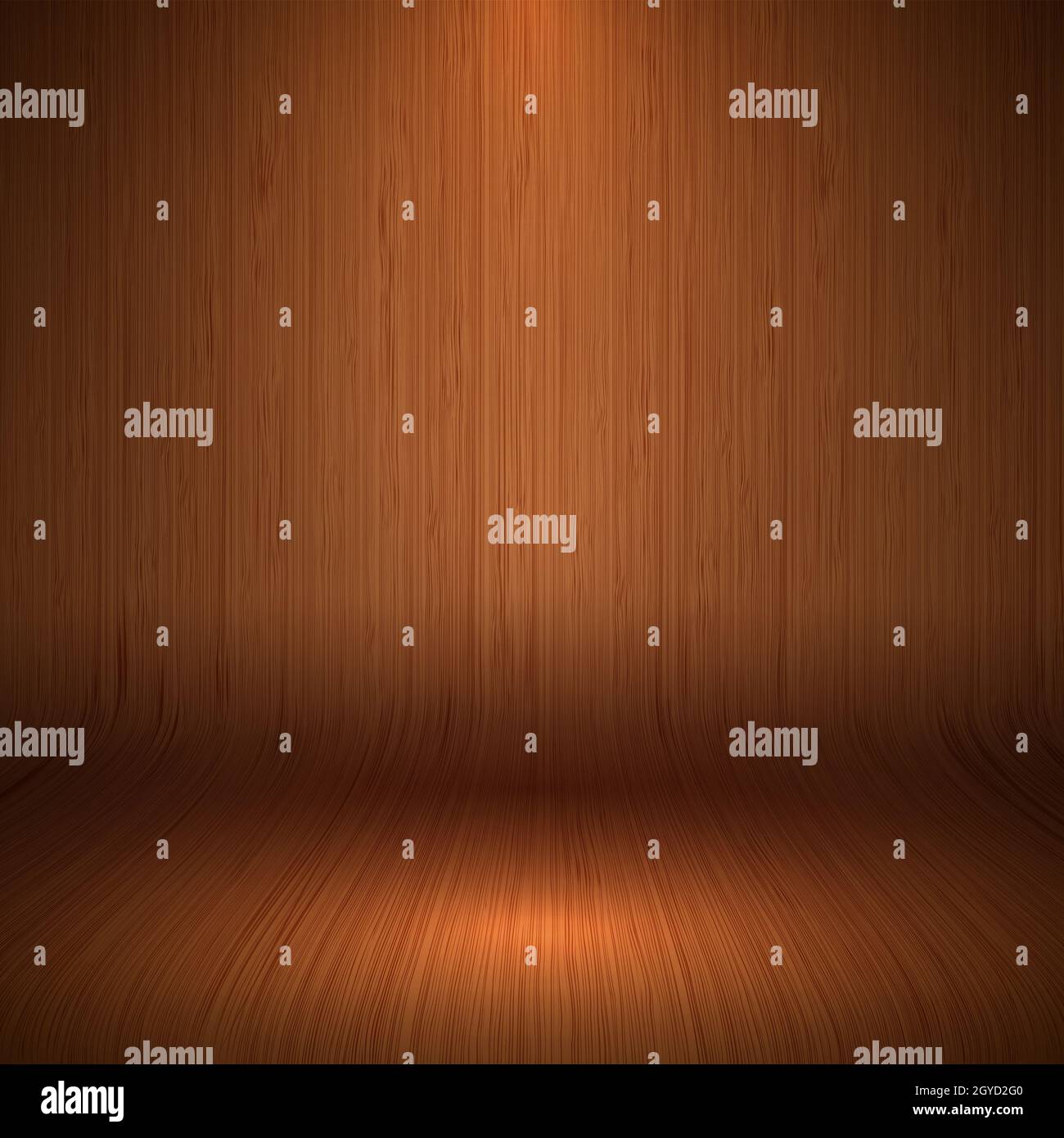 Modern curved wooden display background Stock Photo - Alamy