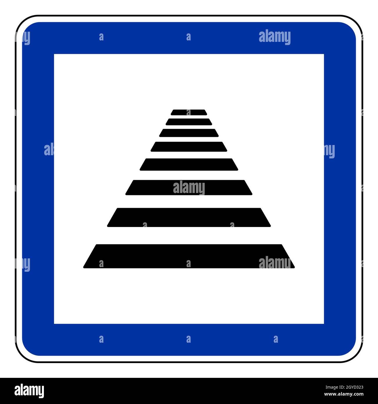 Cross walk and road sign Stock Photo - Alamy