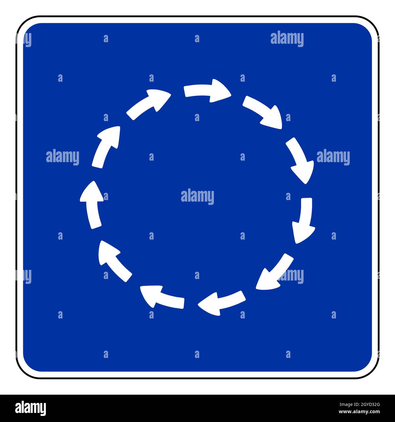 Arrows and road sign Stock Photo - Alamy