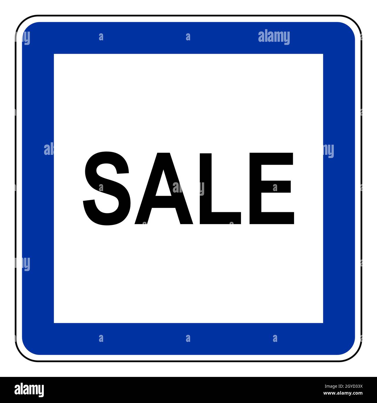 Sale and road sign Stock Photo - Alamy