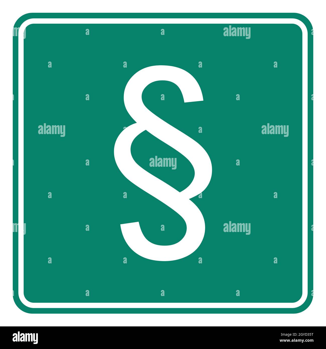 Paragraph and road sign Stock Photo - Alamy