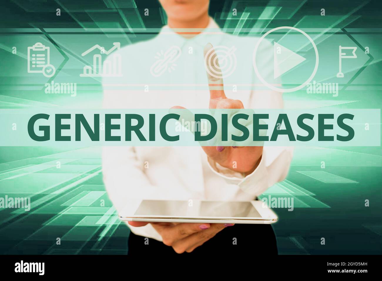 Hand writing sign Genetic Diseases, Business approach disease caused by ...