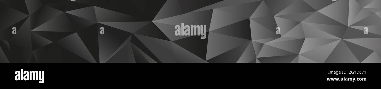 Abstract black and gray gradient triangles of different sizes - Vector ...