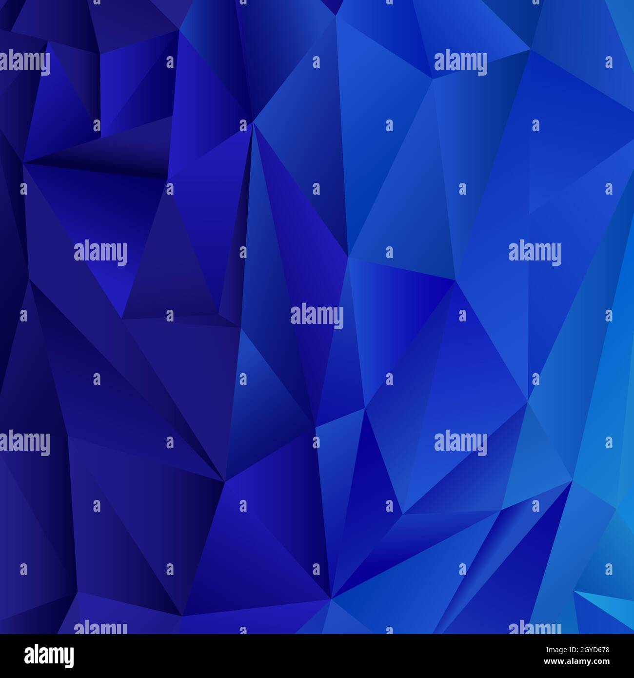 Abstract blue gradient triangles of different sizes - Vector ...