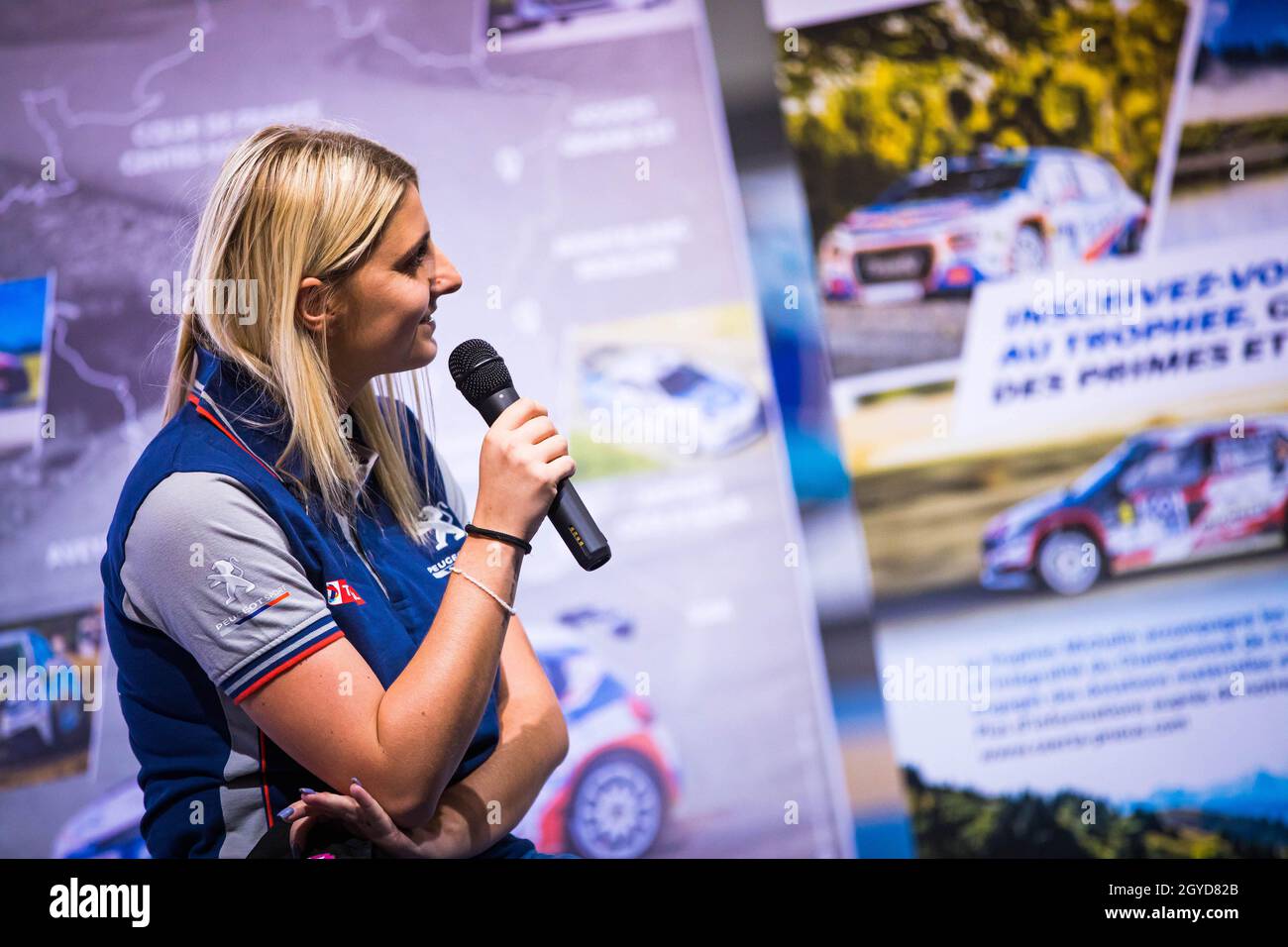 DALMASSO Pauline, CURCIO Fiona, Peugeot 208 Rally 4, portrait during ...