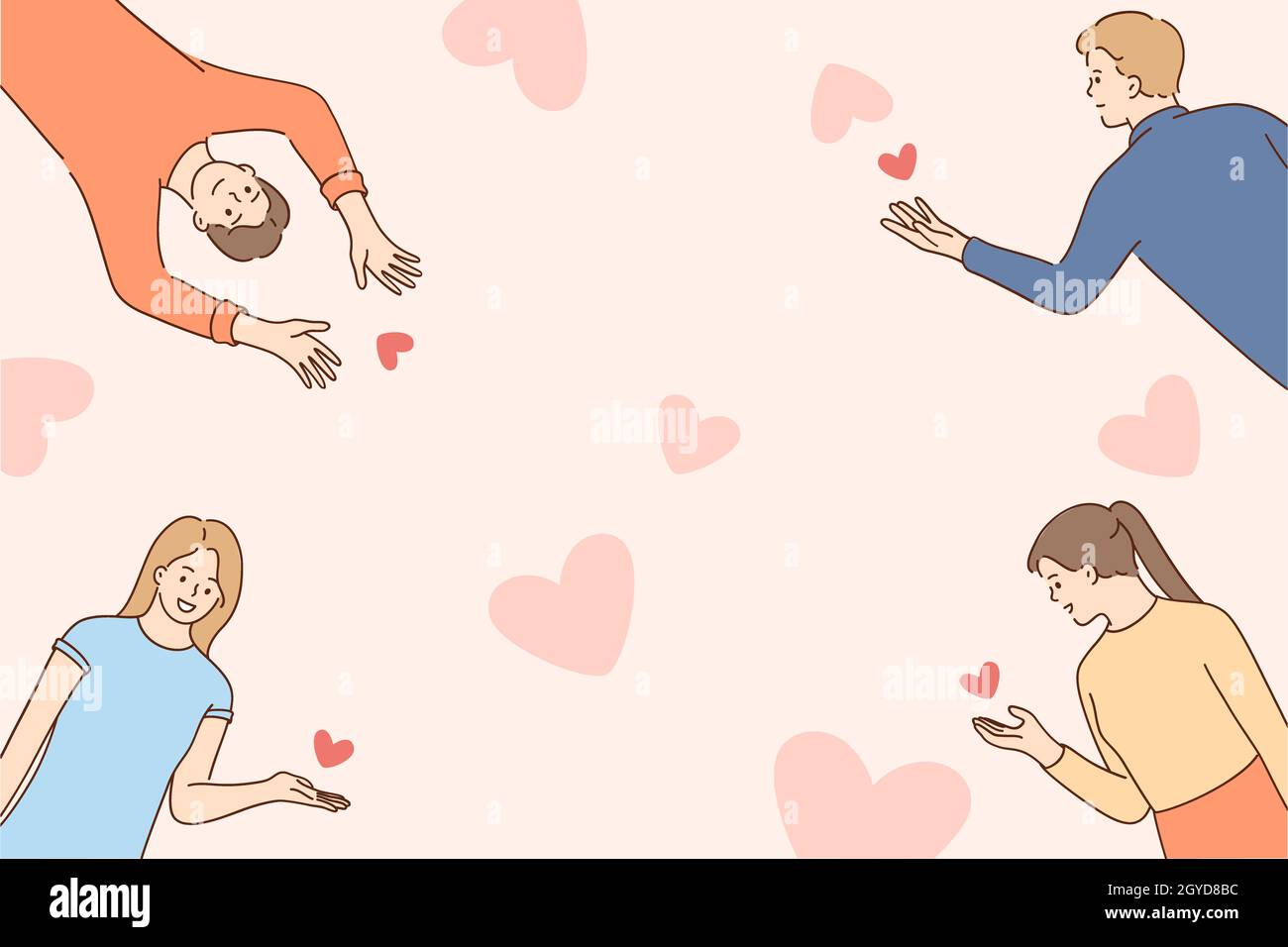 Health and social care cartoon hi-res stock photography and images - Alamy