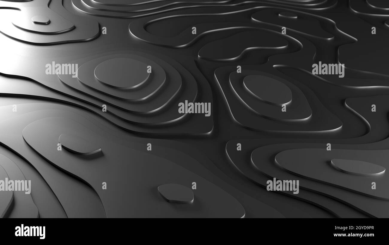 3D Render ofTopology Relief Background Stock Photo - Alamy