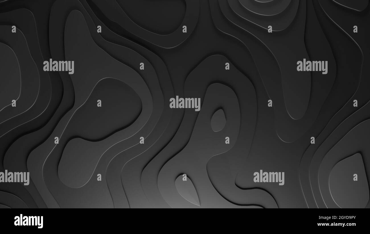 3d relief map Black and White Stock Photos & Images - Alamy