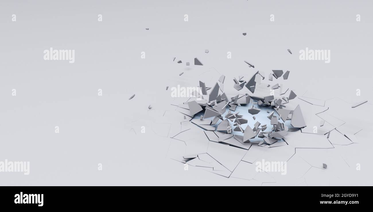 Render of 3D Shatter Abstract Wallpaper Background Stock Photo - Alamy