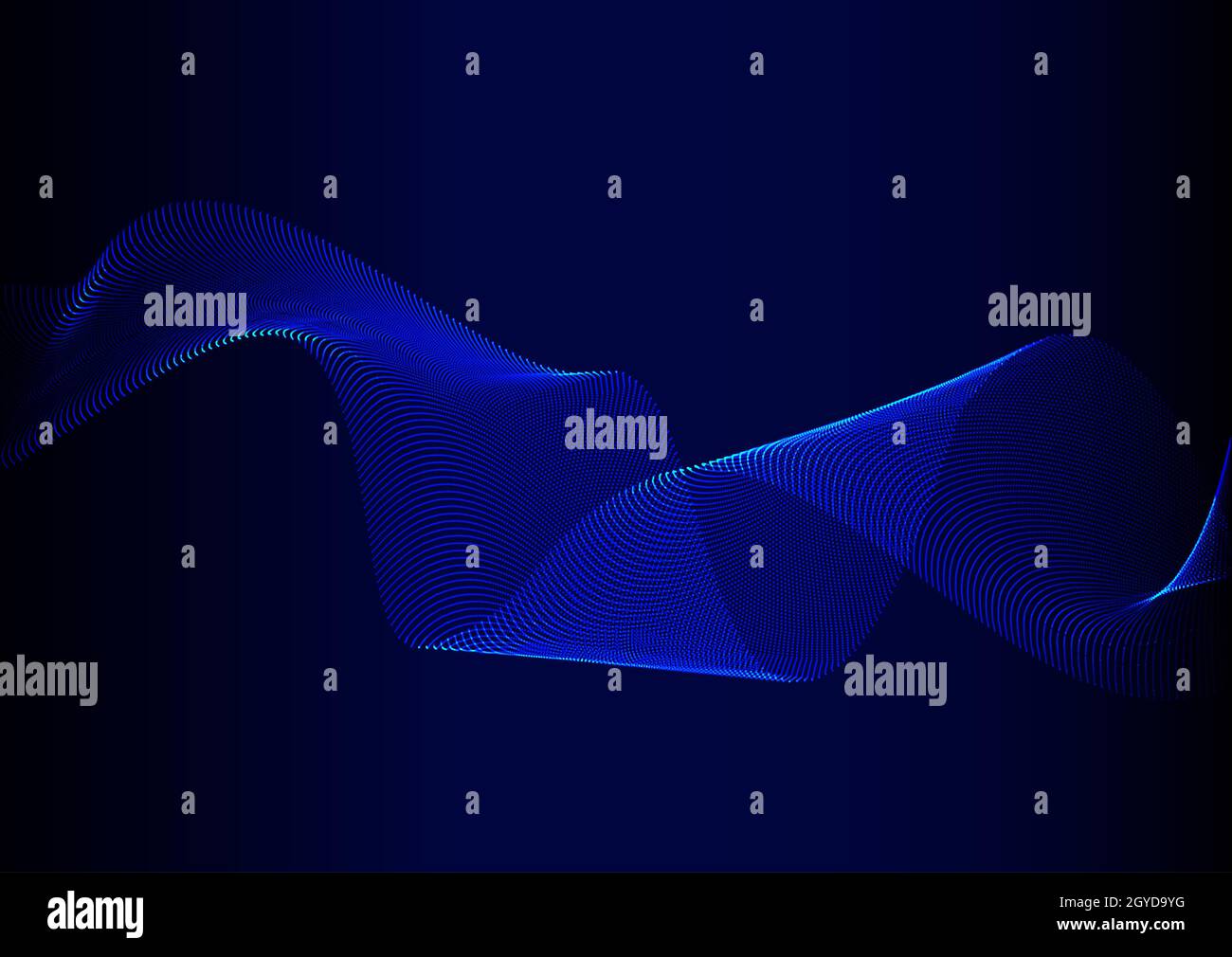 Abstract background of glowing flowing dots Stock Photo - Alamy