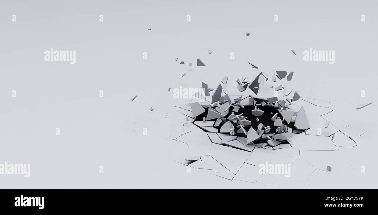 Render of 3D Shatter Abstract Wallpaper Background Stock Photo - Alamy