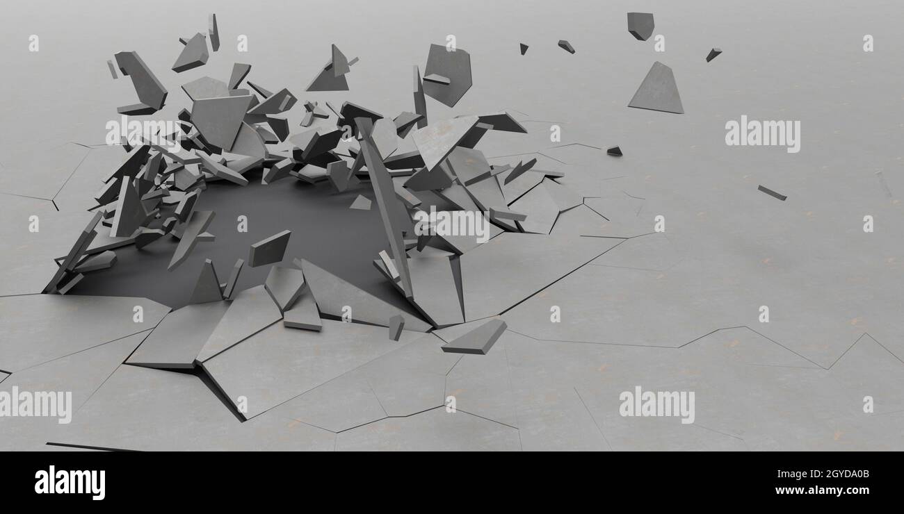 Render of 3D Shatter Abstract Wallpaper Background Stock Photo - Alamy