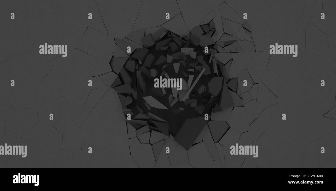 Render of 3D Shatter Abstract Wallpaper Background Stock Photo - Alamy