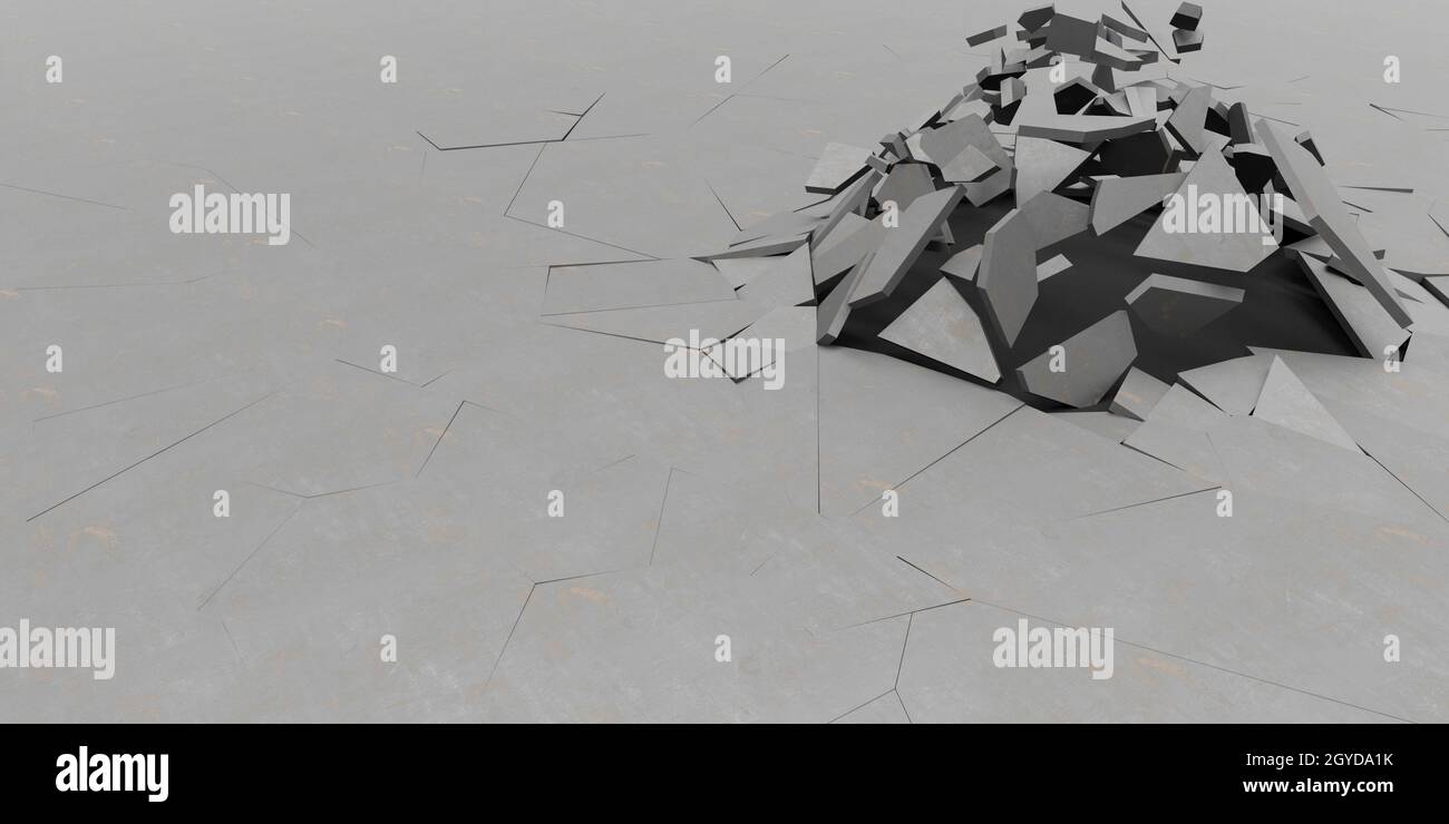 Render of 3D Shatter Abstract Wallpaper Background Stock Photo - Alamy