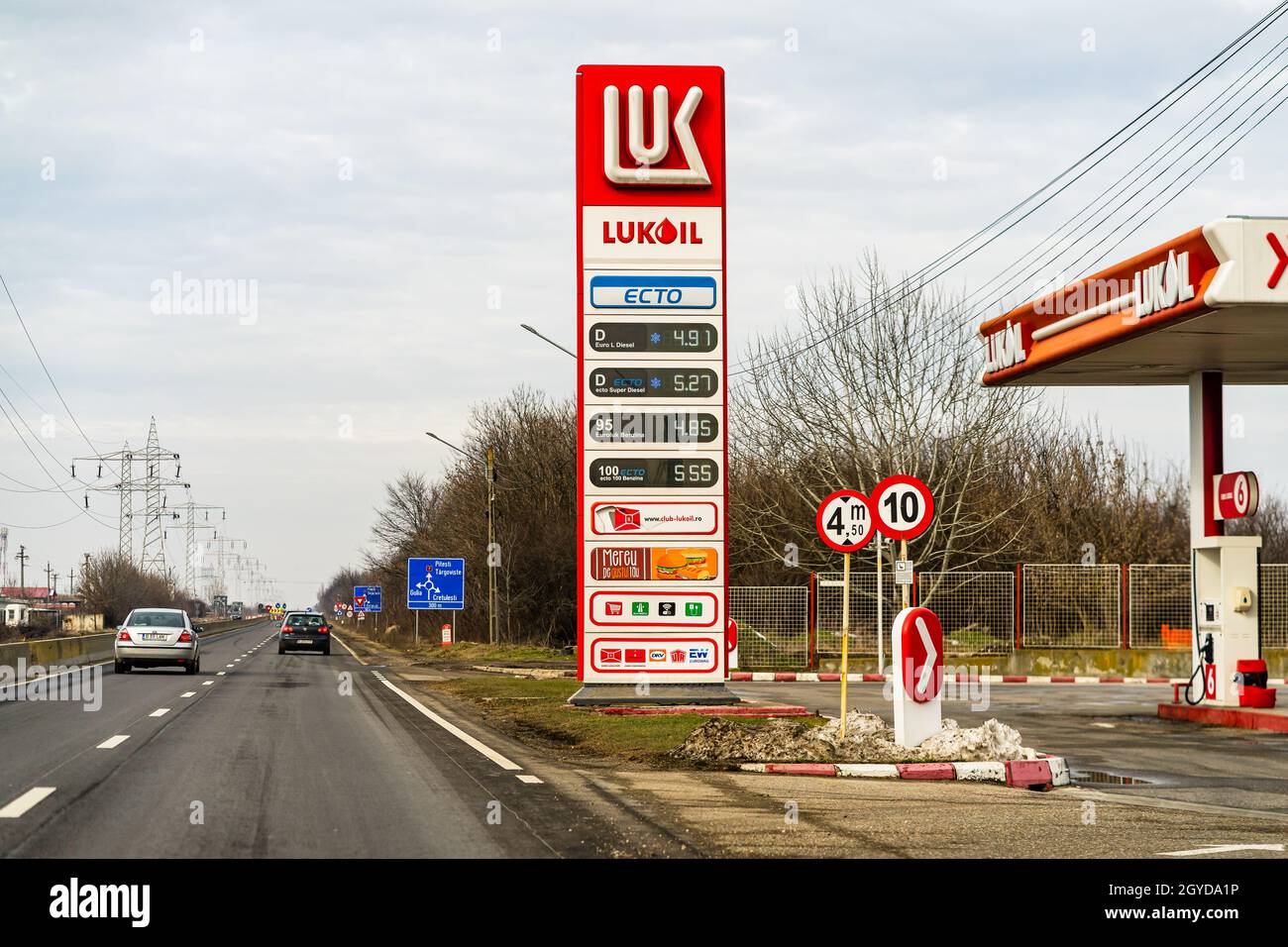 Lukoil Gas Station High Resolution Stock Photography and Images - Alamy