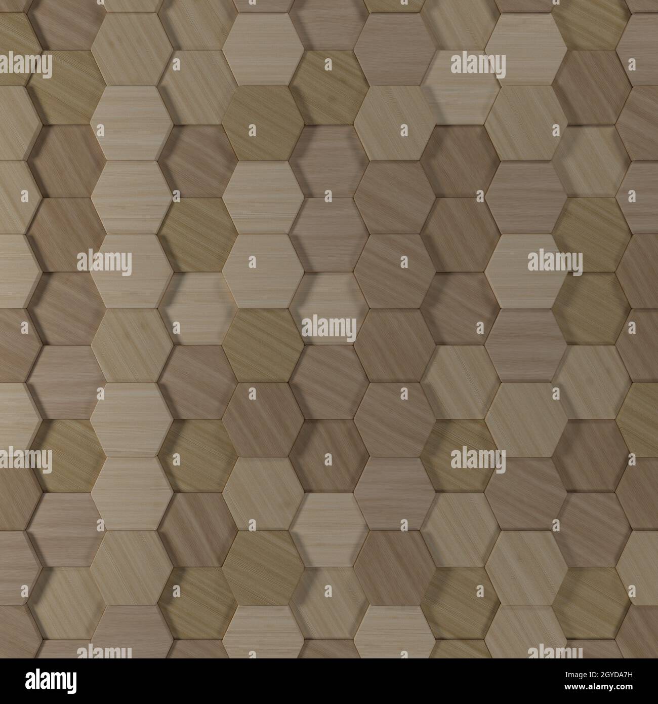 Render of 3D Geometric Abstract Hexagonal Wallpaper Background Stock ...