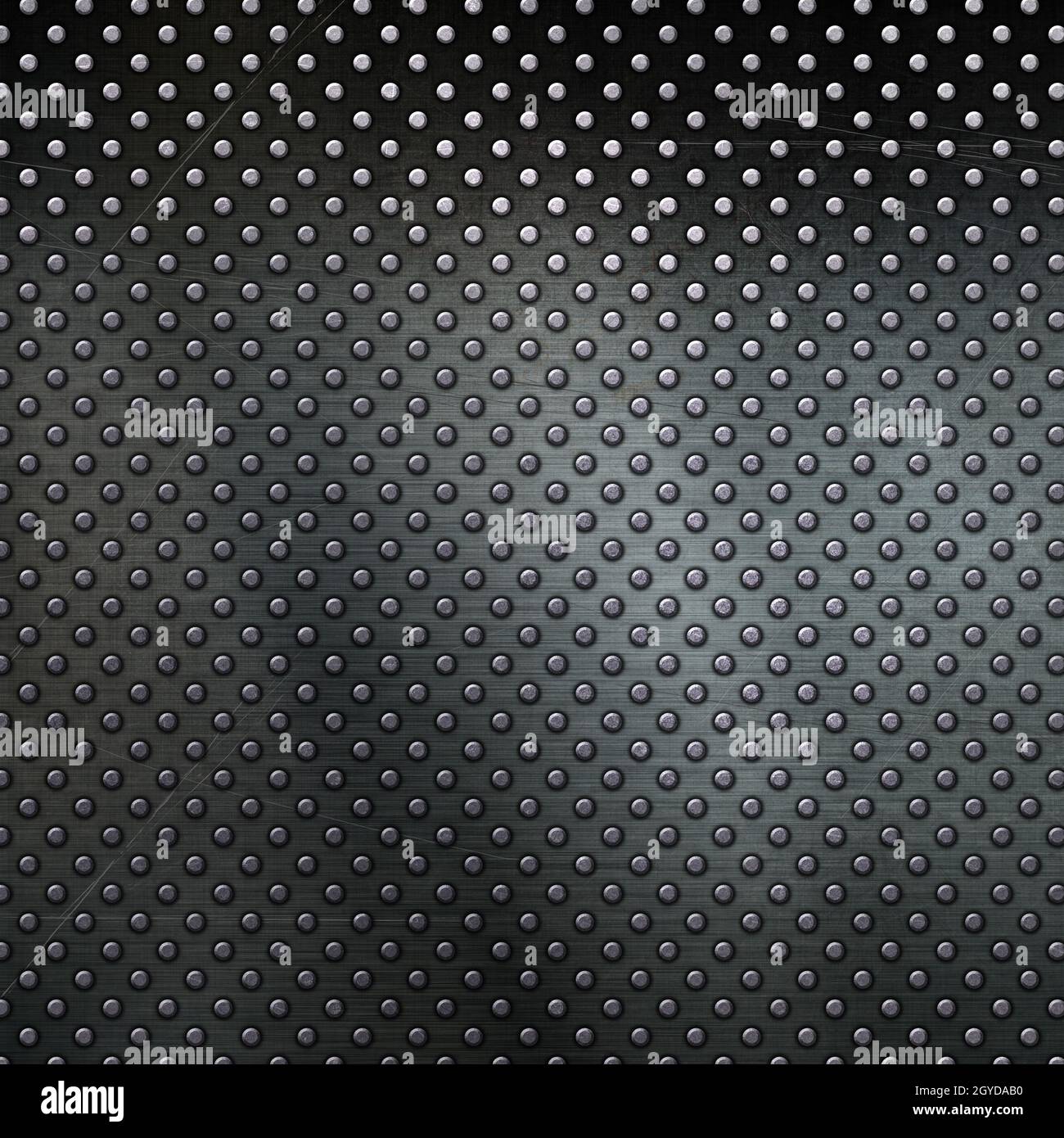 Grunge metal background with steel rivets Stock Photo - Alamy