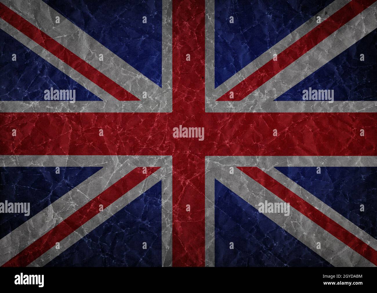 Grunge style Union Jack flag background Stock Photo - Alamy