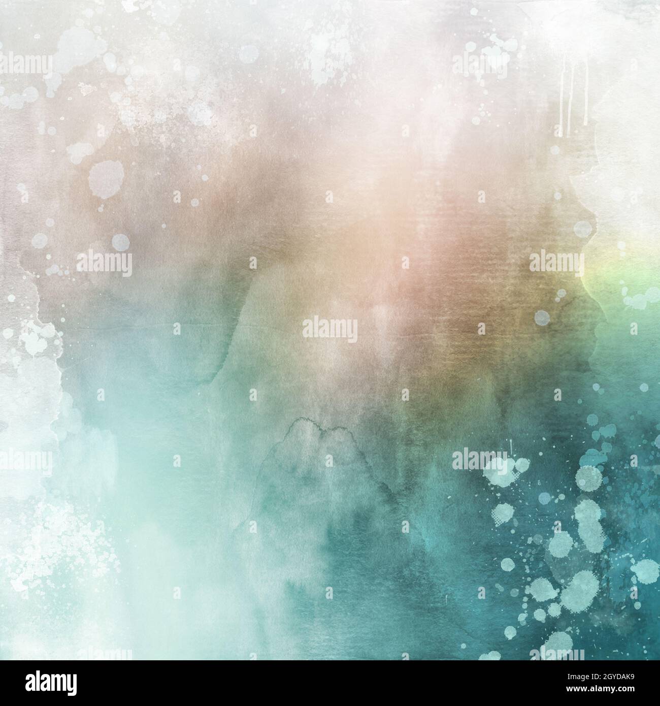 Grunge style watercolour texture background with splatters Stock Photo ...