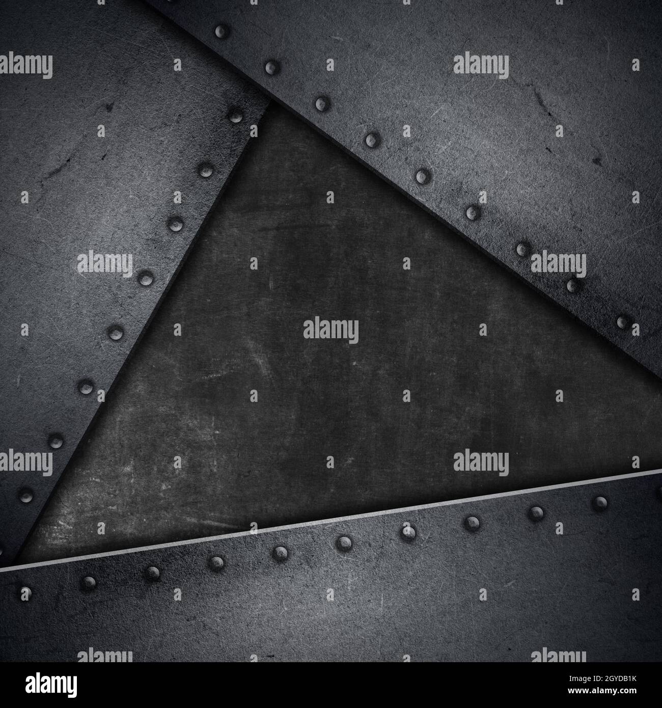 Metallic texture background with grunge style metal plates Stock Photo ...