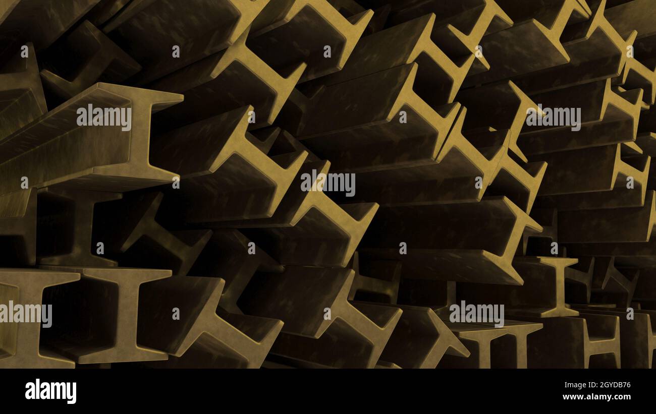 Rsj steel beams hi-res stock photography and images - Alamy