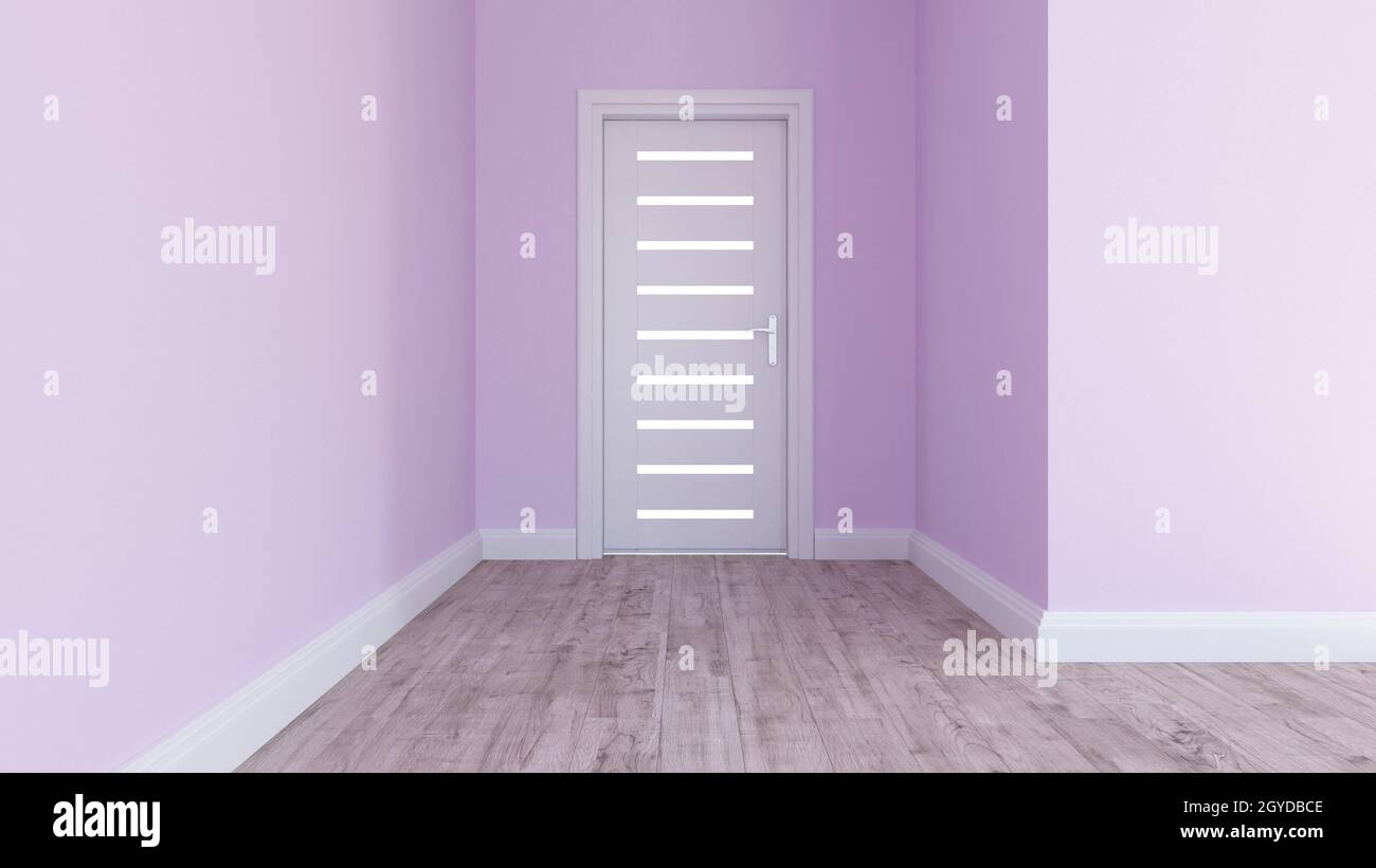 3D render of an empty room Stock Photo - Alamy
