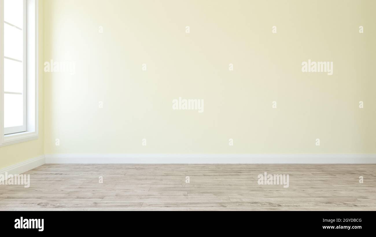 3D render of an empty room Stock Photo - Alamy
