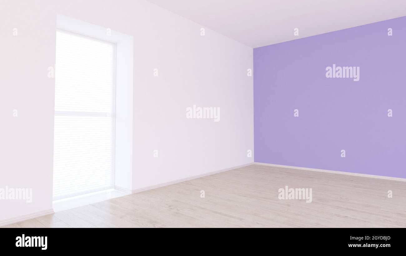 3D render of an empty room Stock Photo - Alamy