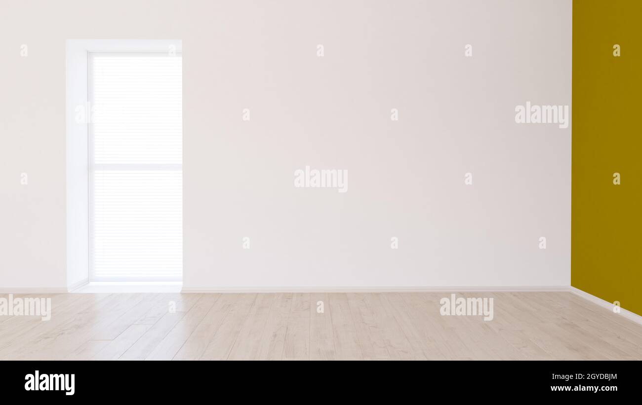 3D render of an empty room Stock Photo - Alamy