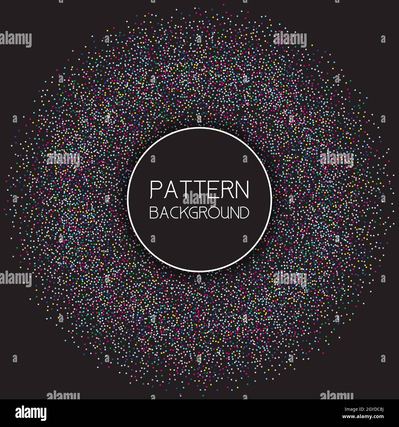 Pattern background with colourful tiny dots Stock Photo - Alamy