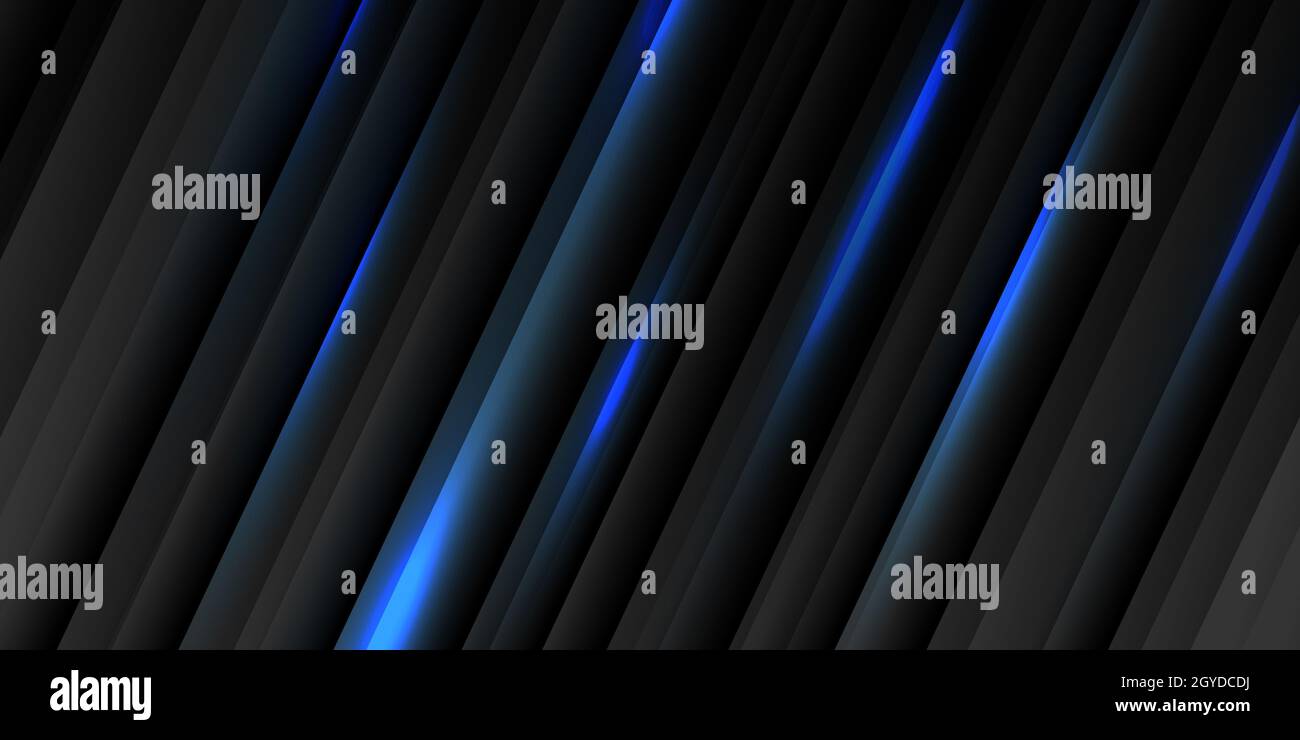 Dark abstract banner with modern design Stock Photo - Alamy
