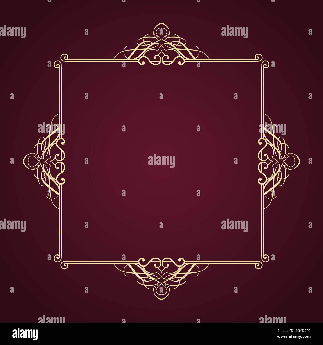Elegant background with a decorative border Stock Photo - Alamy