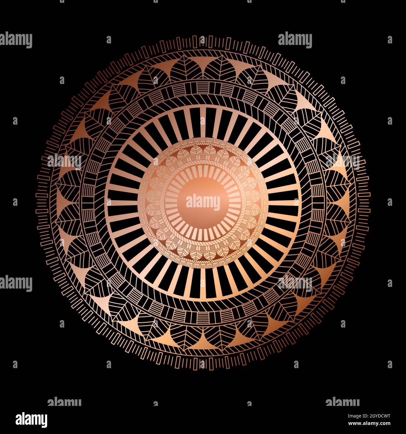 Elegant background with a decorative mandala design Stock Photo - Alamy