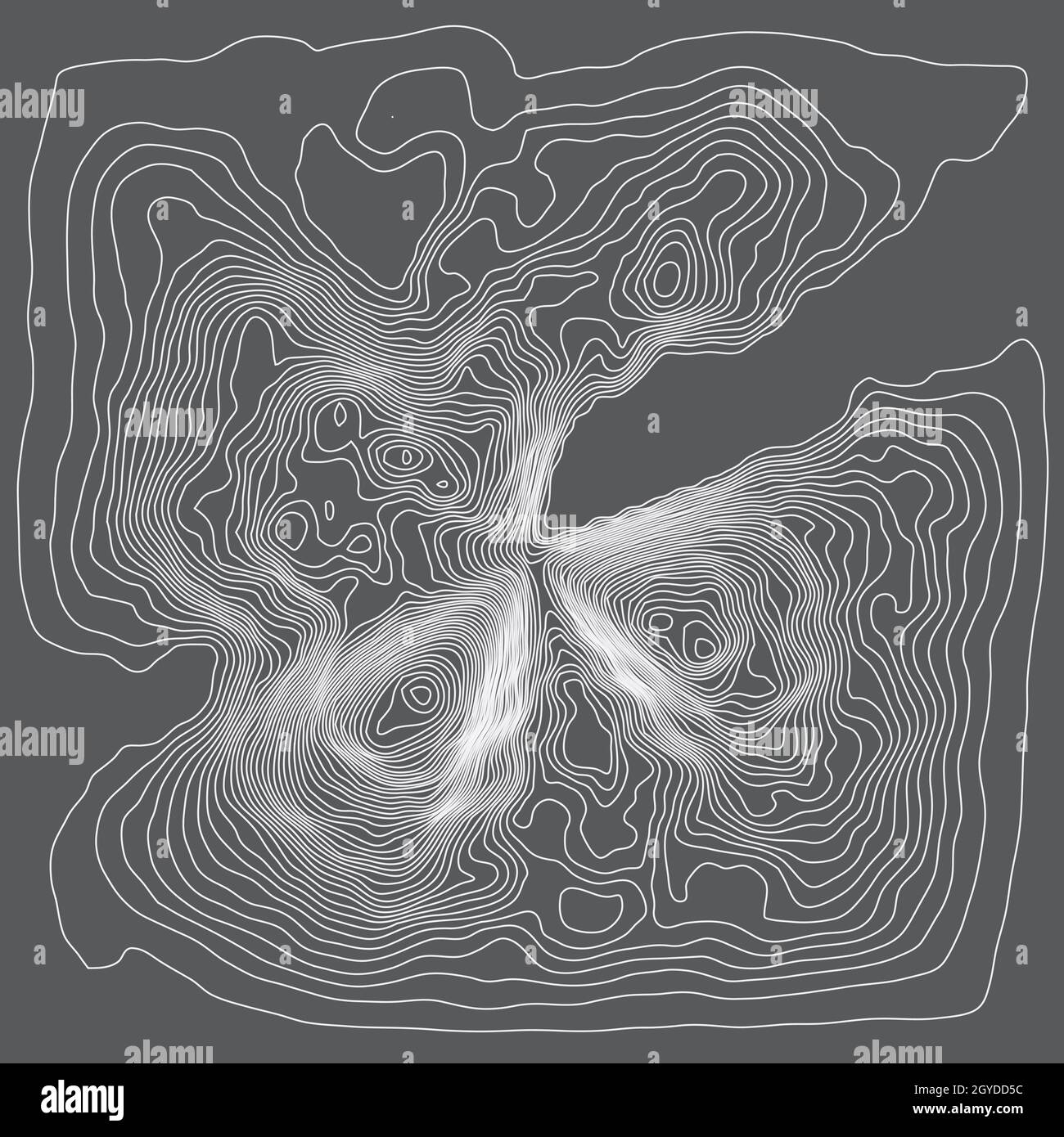 Abstract background with a detailed topographic map design Stock Photo ...