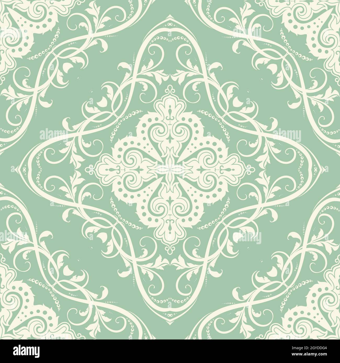 Elegant background with a decorative seamless tile pattern Stock Photo ...