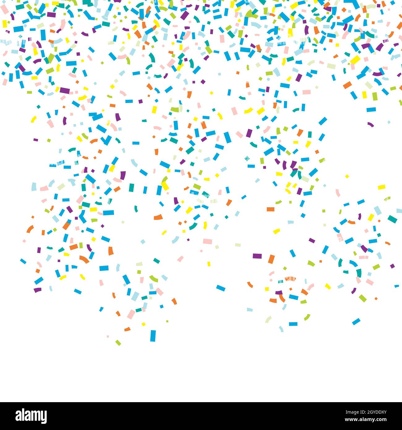 Celebration background of falling confetti Stock Photo - Alamy