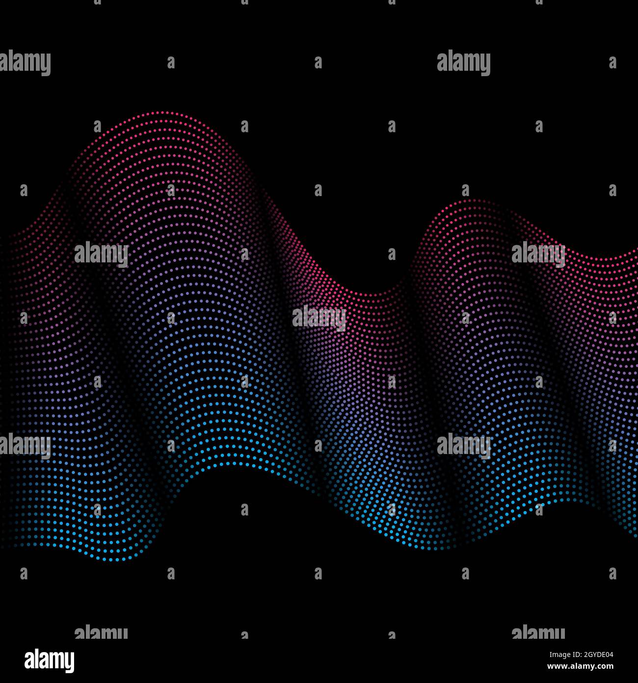 Abstract background with flowing dots design Stock Photo - Alamy