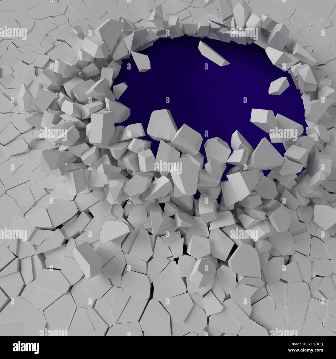 3D Render of a Fractured Ground Background Stock Photo - Alamy