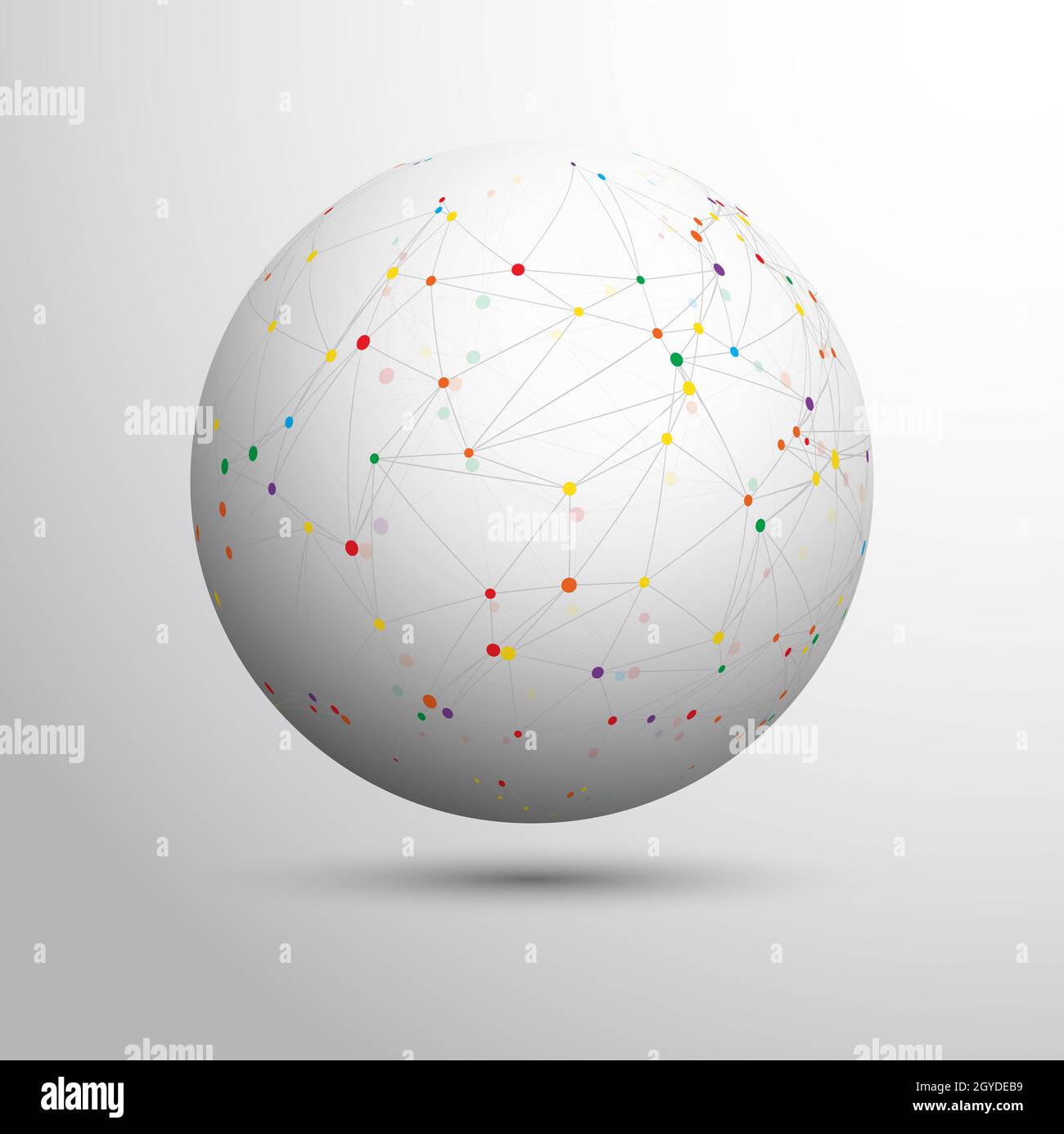 Abstract background with global network design Stock Photo - Alamy