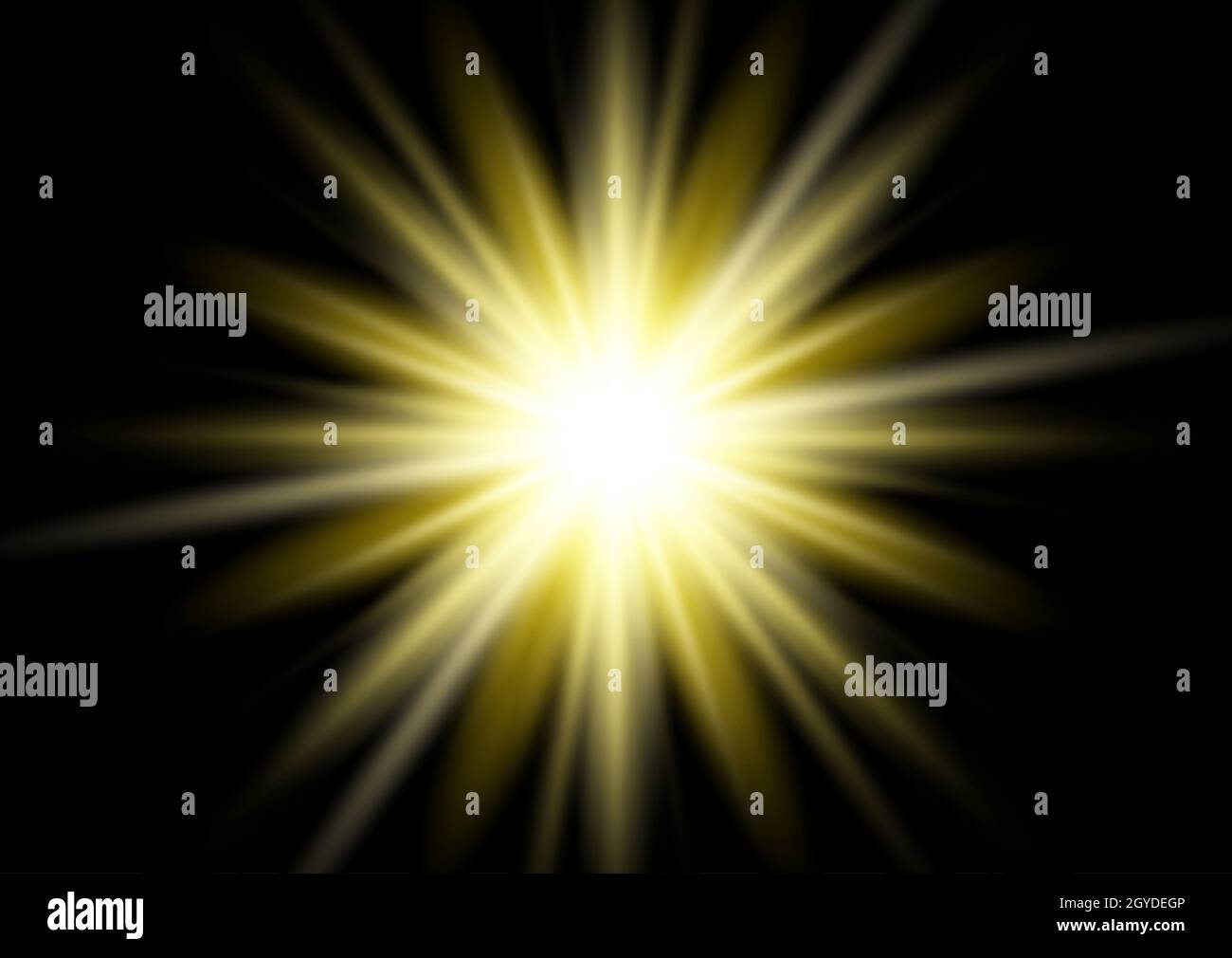 Gold starburst background hi-res stock photography and images - Alamy