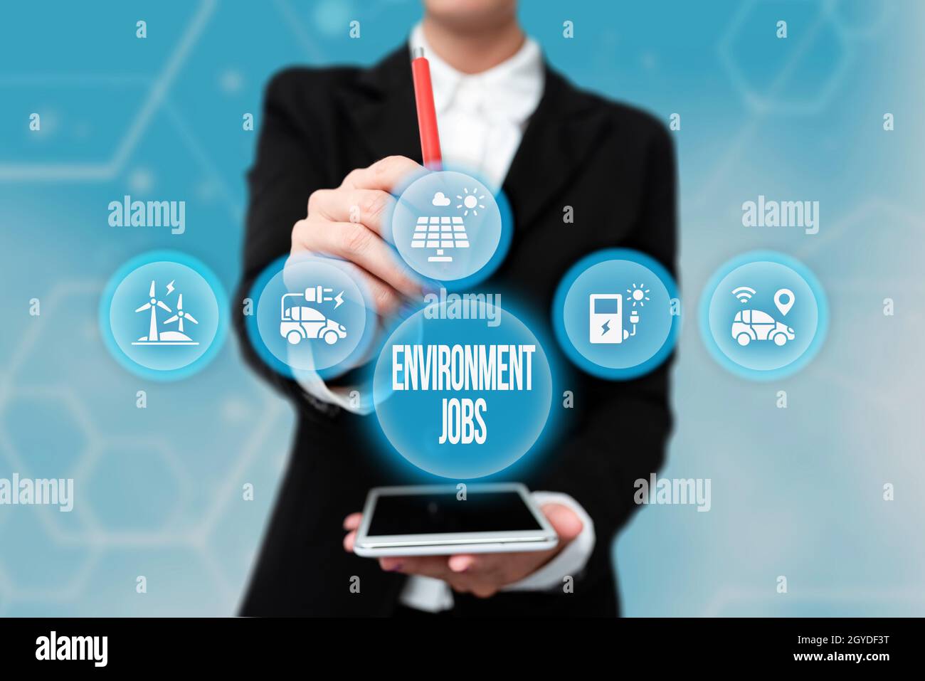 Text sign showing Environment Jobs, Word Written on jobs that ...