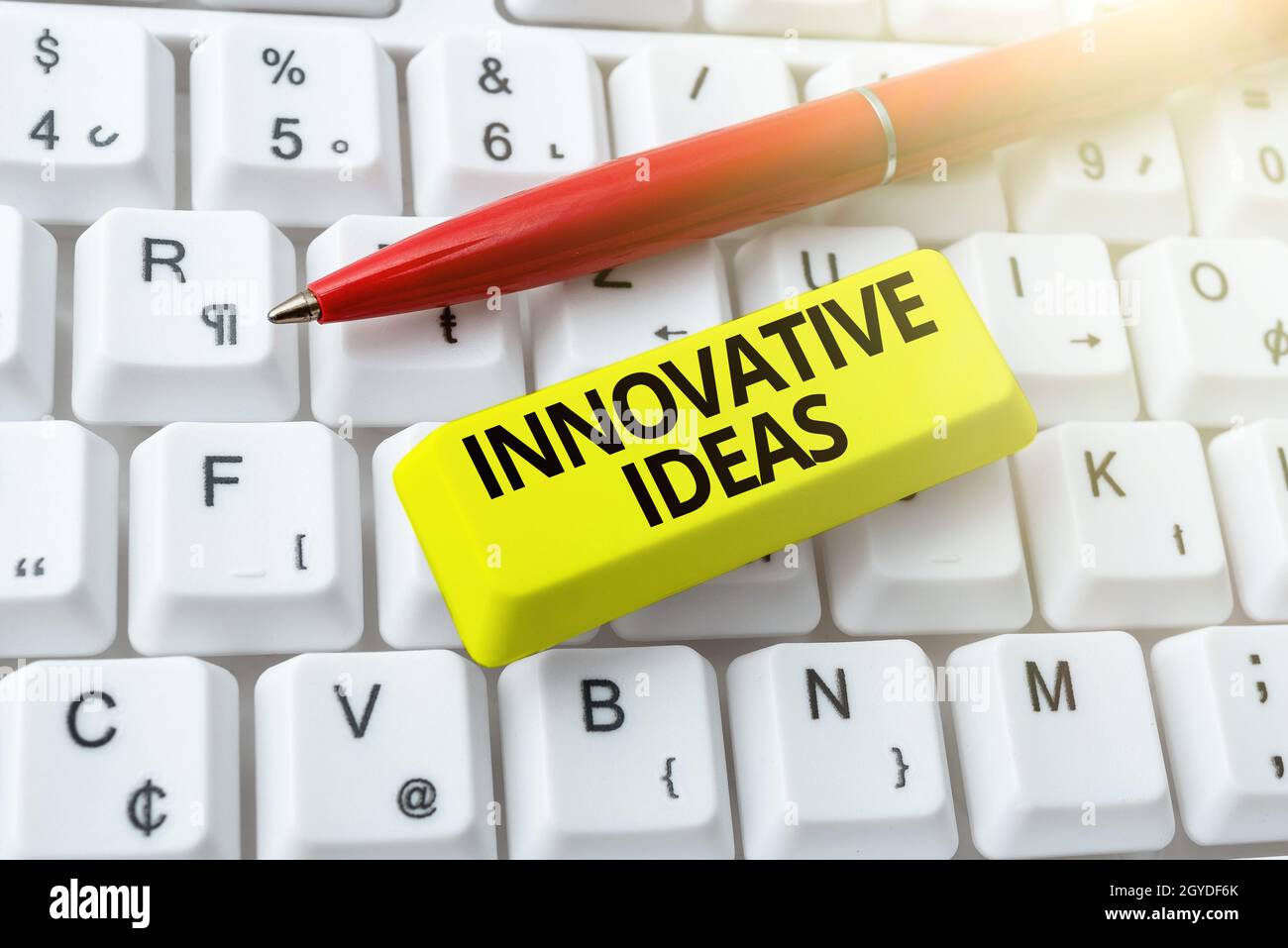 Conceptual display Innovative Ideas, Business showcase application of ...