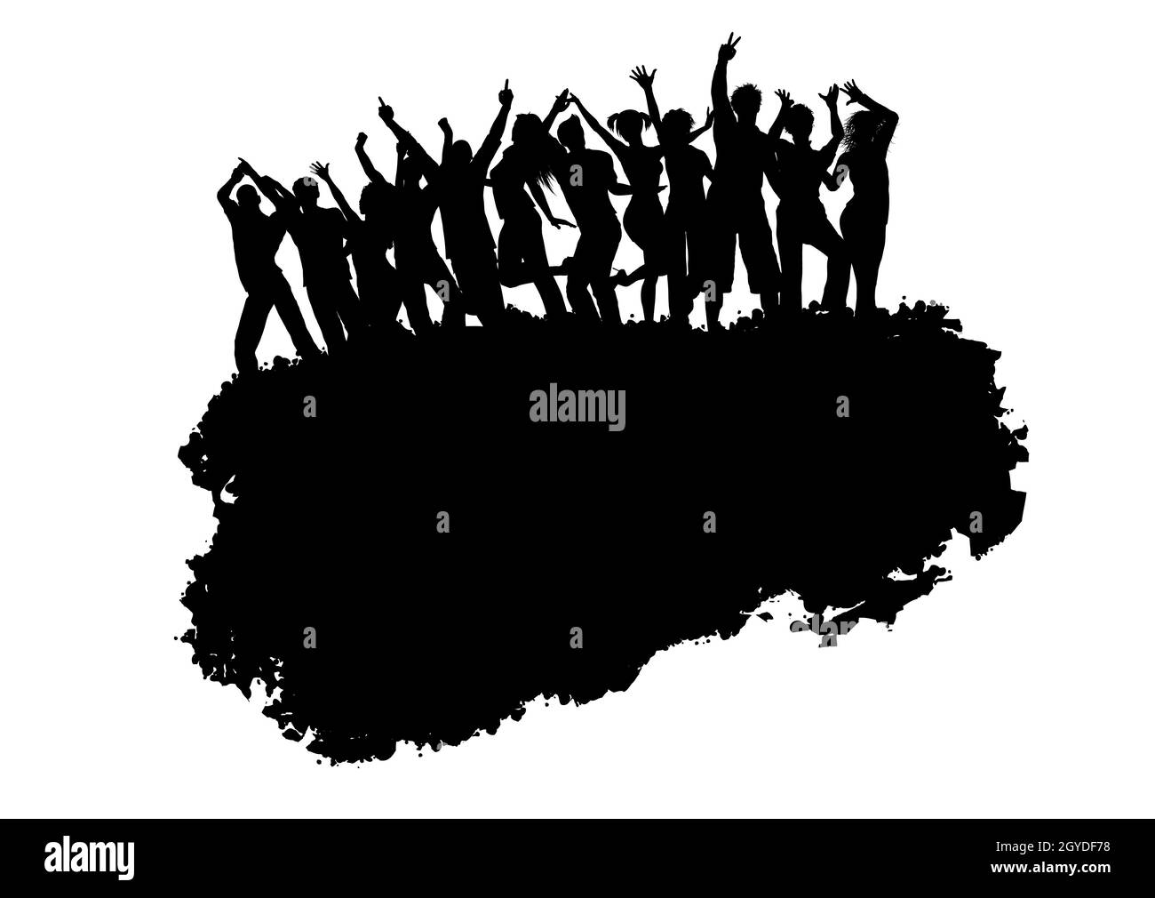 Crowd spotlight vector Cut Out Stock Images & Pictures - Alamy