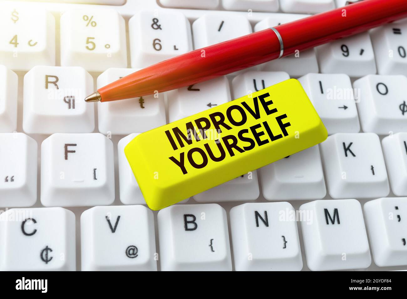 Text caption presenting Improve Yourself, Word for making yourself a ... Text caption presenting Improve Yourself, Word for making yourself a ...