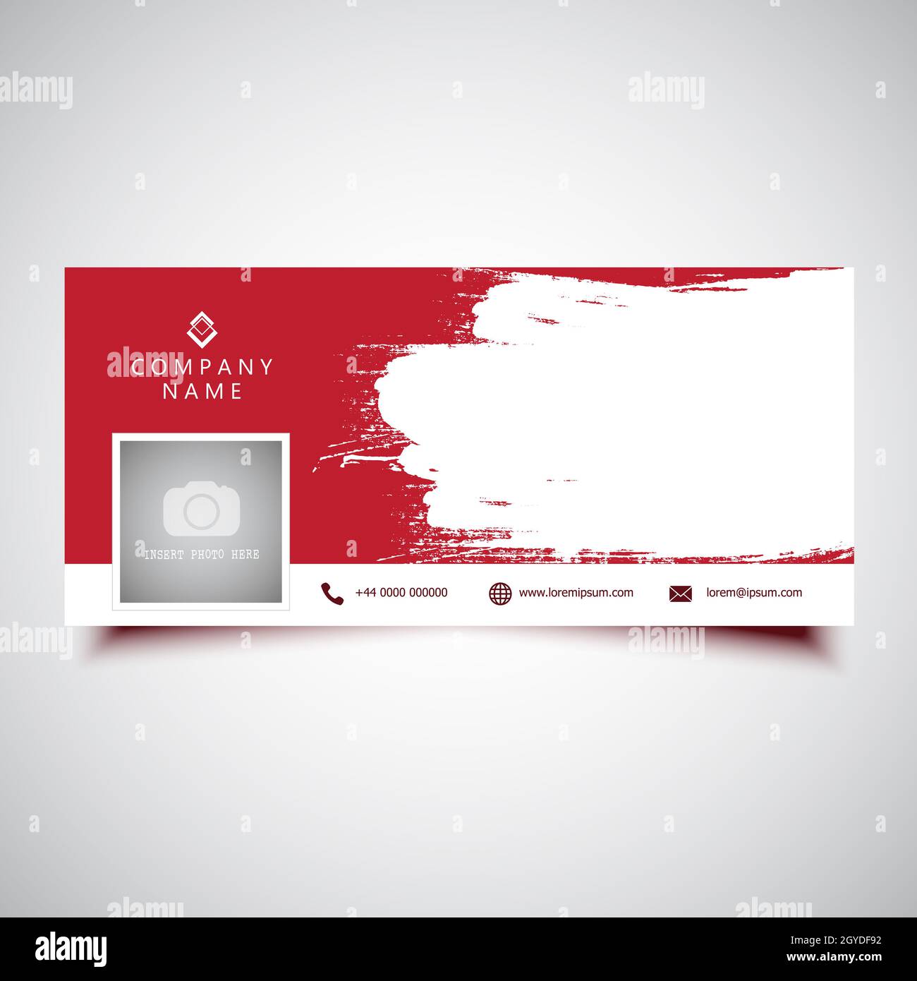 Grunge style social media timeline cover design Stock Photo - Alamy