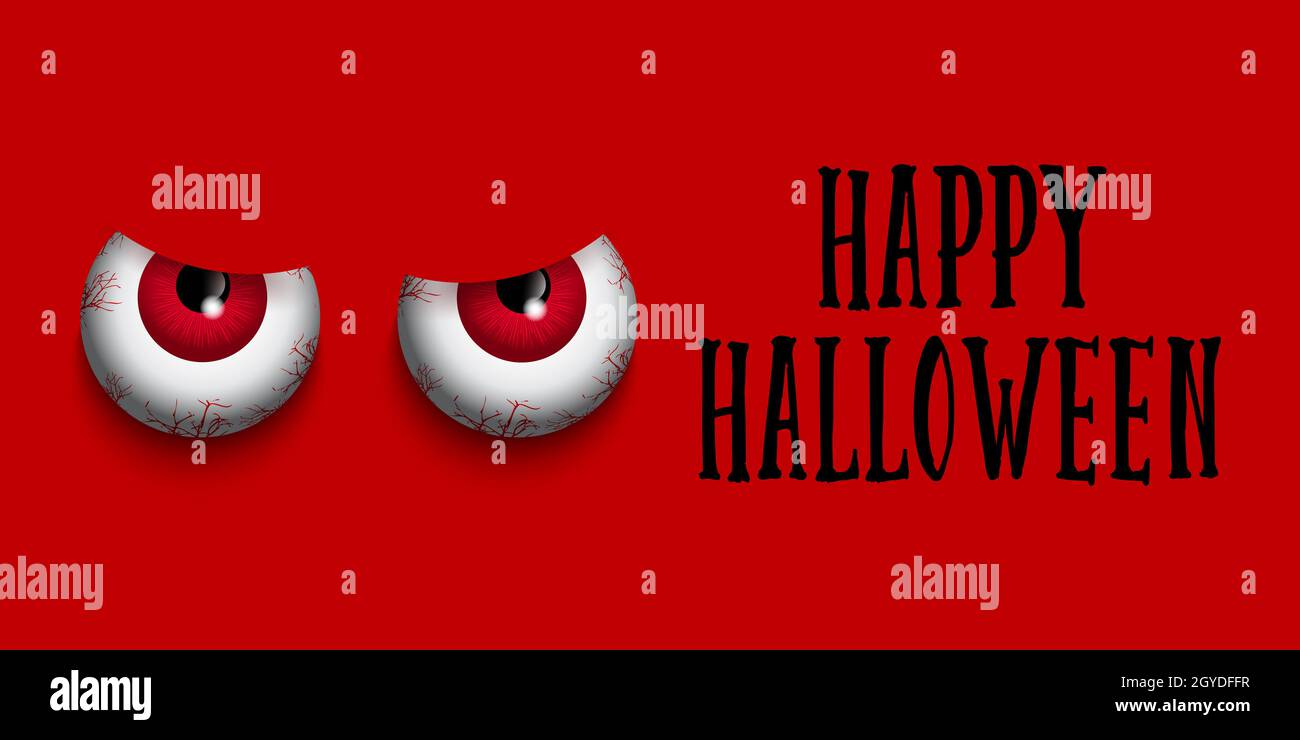 Banner with evil eyes hi-res stock photography and images - Alamy